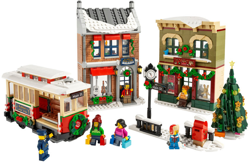 Lego Natale nella strada principale 10308 - Collezionisti - Mattoncini.net