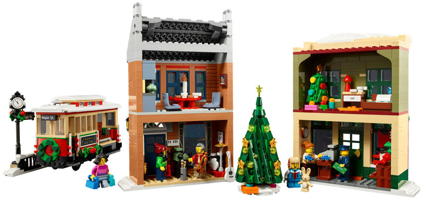 Lego Natale nella strada principale 10308 - Collezionisti - Mattoncini.net