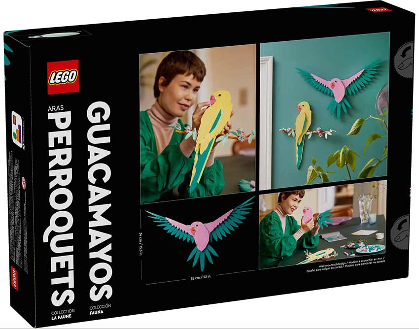 Lego Art 31211 Collezione animali – Pappagalli ara - Mattoncini.net