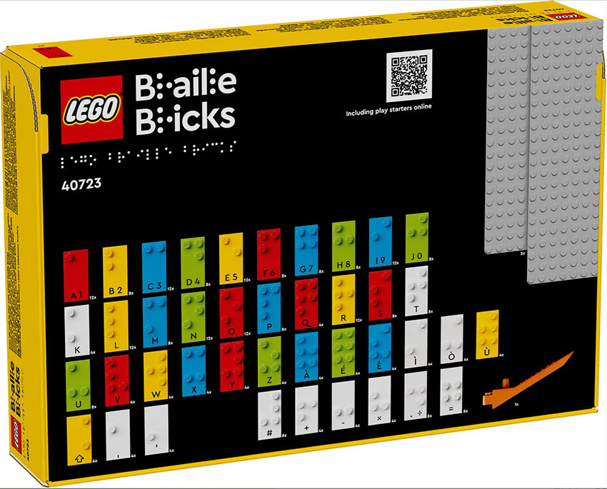 Lego Braille 40723 - Scopri il braille - Alfabeto italiano - Mattoncini.net