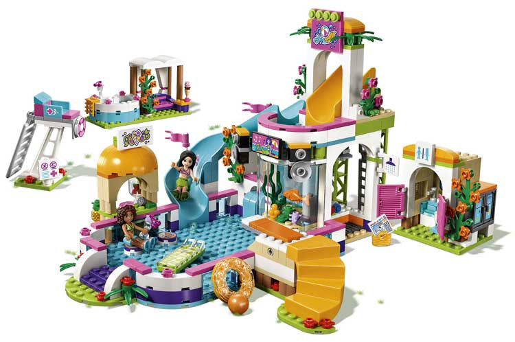 Lego Friends 41313 - La piscina all'aperto di Heartlake - Mattoncini.net