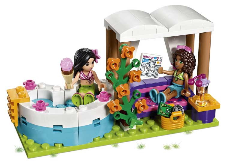 Lego Friends 41313 - La piscina all'aperto di Heartlake - Mattoncini.net