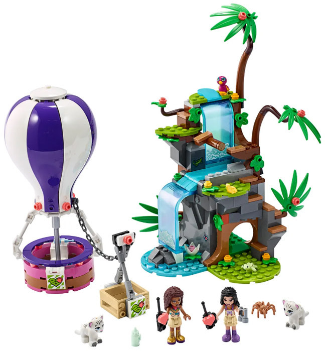 Lego Friends 41423 - Salvataggio sulla mongolfiera della tigre ...