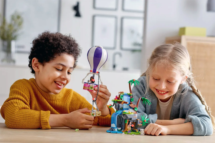 Lego Friends 41423 - Salvataggio sulla mongolfiera della tigre ...