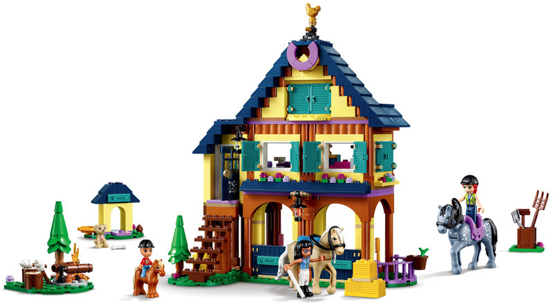 Lego Friends 41683 - Il Centro equestre nel bosco - Mattoncini.net