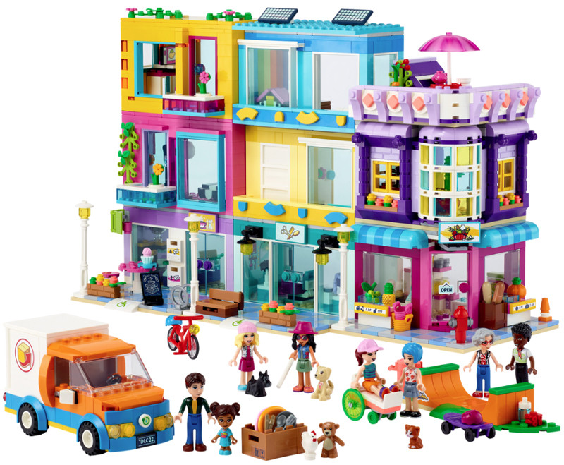 Lego Friends 41704 - Edificio della strada principale - Mattoncini.net