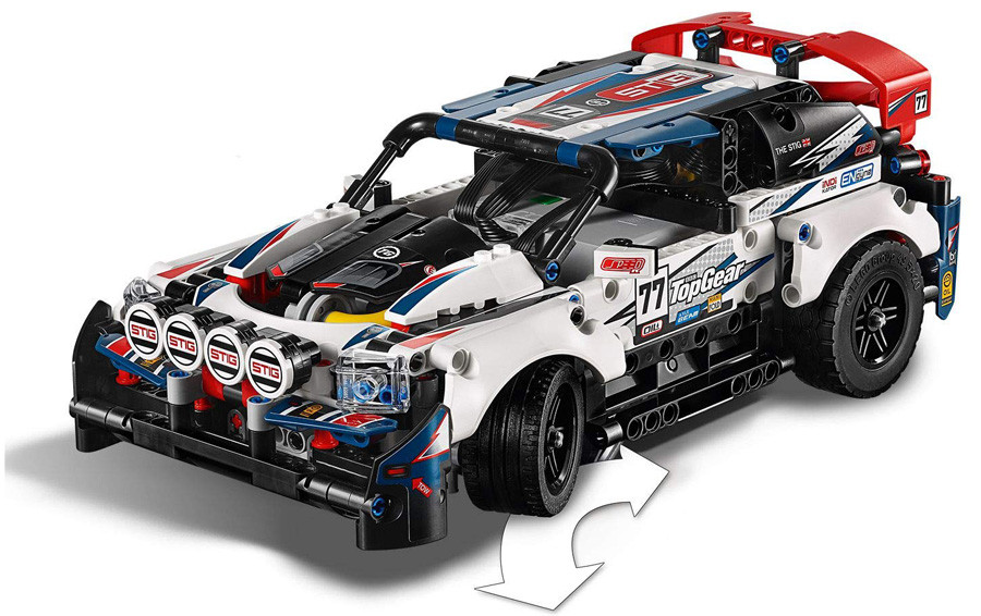 Lego Technic 42109 - Auto da Rally Top Gear telecomandata - Mattoncini.net
