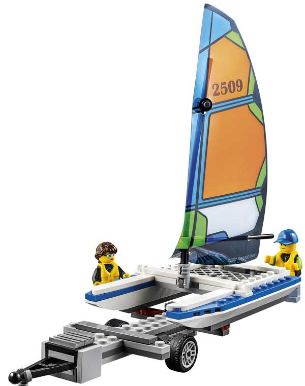 Lego City 60149 - Pick Up 4x4 con catamarano - Mattoncini.net