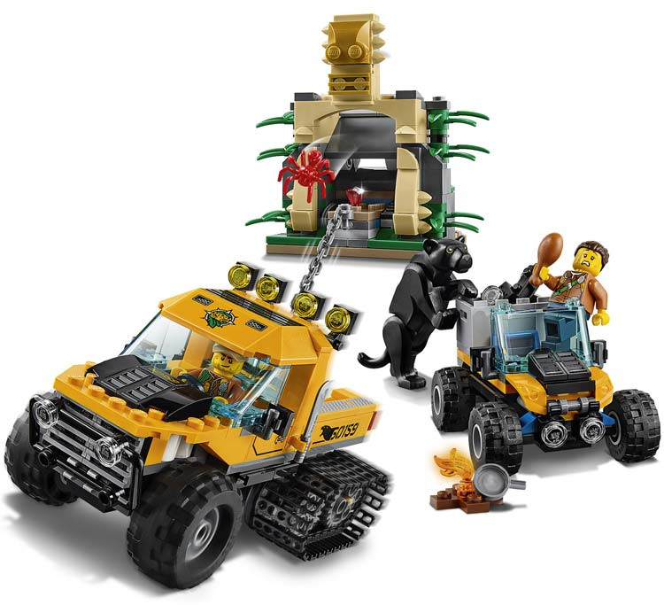 Lego City 60159 - Missione nella giungla con il semicingolato ...