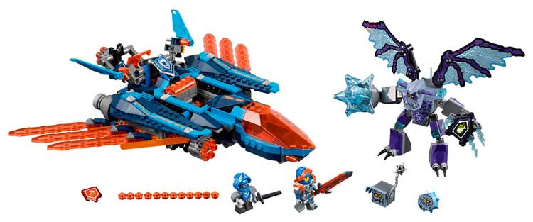 Lego Nexo Knights 70351 - Il Falcon Fighter di Clay - Mattoncini.net