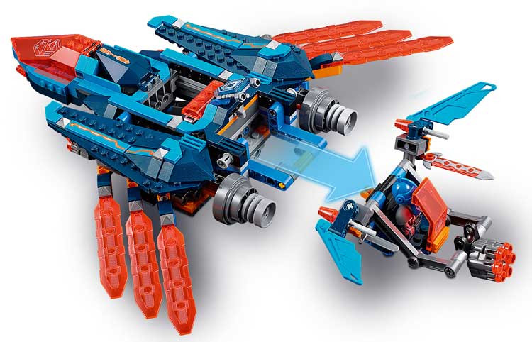 Lego Nexo Knights 70351 - Il Falcon Fighter di Clay - Mattoncini.net