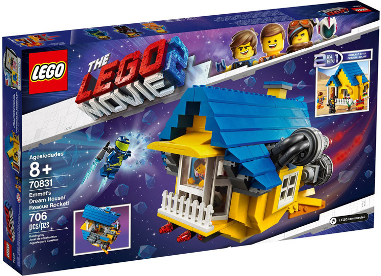 Lego Movie 70831 - La casa dei sogni/Razzo di soccorso di Emmet ...