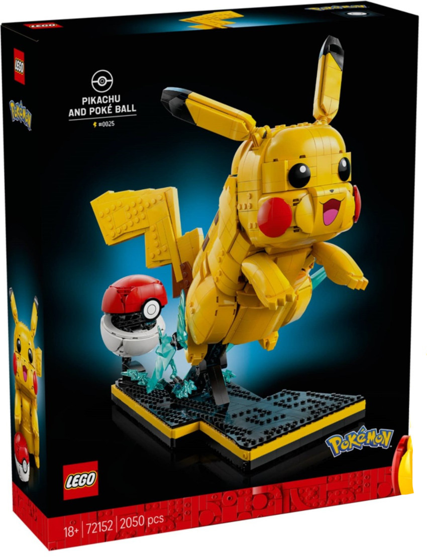 LEGO Pokémon 72152 - Pikachu e Poké Ball - Mattoncini.net