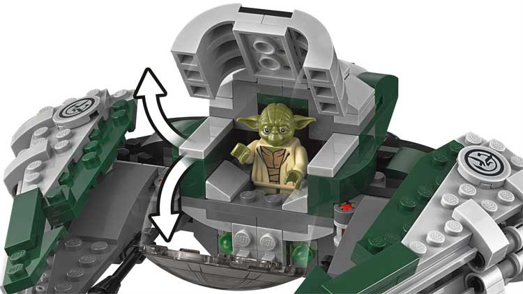 Lego Star Wars 75168 - Jedi Starfighter di Yoda - Mattoncini.net