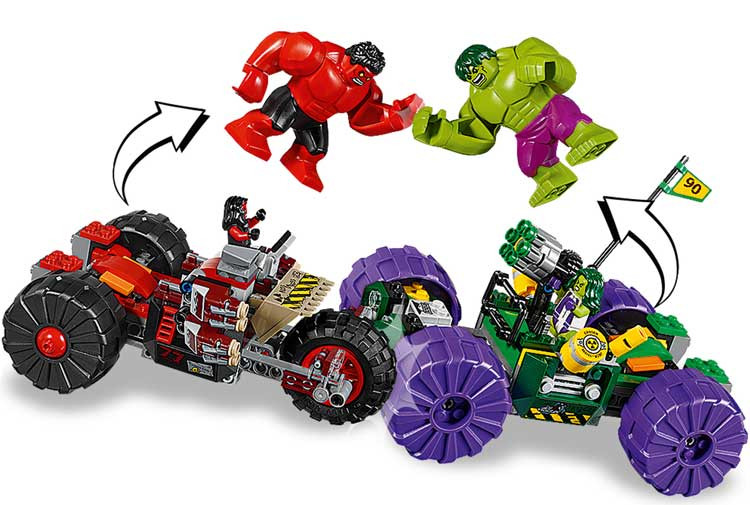 Lego Superheroes 76078 - Hulk contro Red Hulk - Mattoncini.net