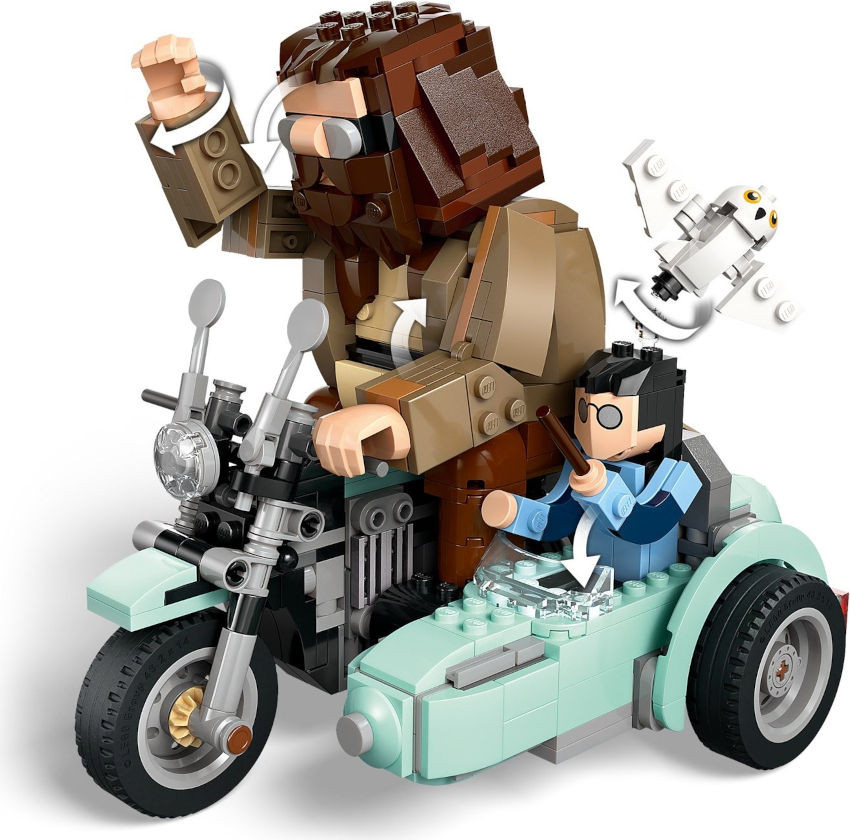 Lego Harry Potter 76443 - Giro sul sidecar di Hagrid™ e Harry ...