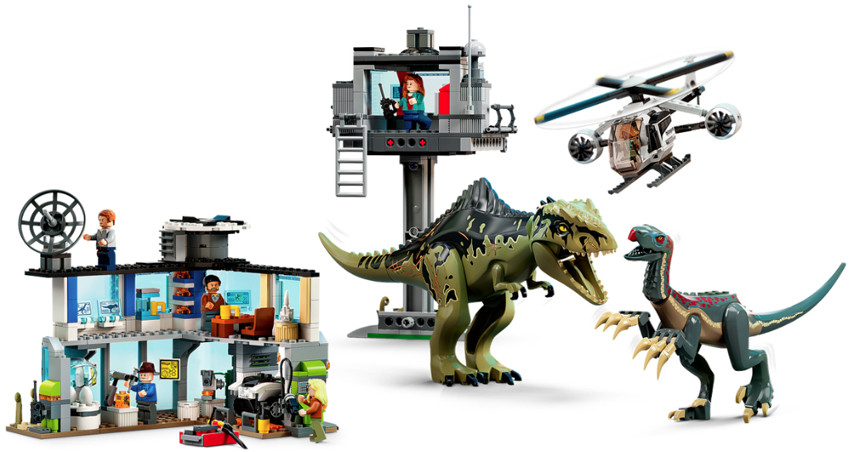 Lego 76949 L’attacco del Giganotosauro e del Terizinosauro - Jurassic ...