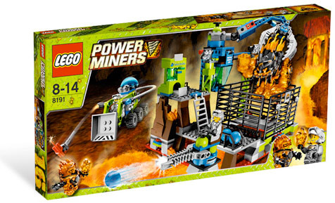 Lavatraz Lego Power Miners 8191 - Mattoncini.net